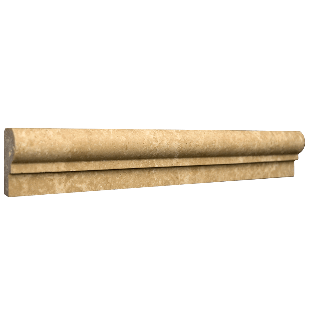 Almond Travertine Cornice - Honed (1-7/8" x 12" x 1") – Tile Deluxe Shop